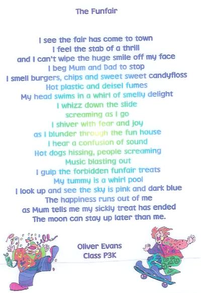 POETRY COMPETITION ENTRIES